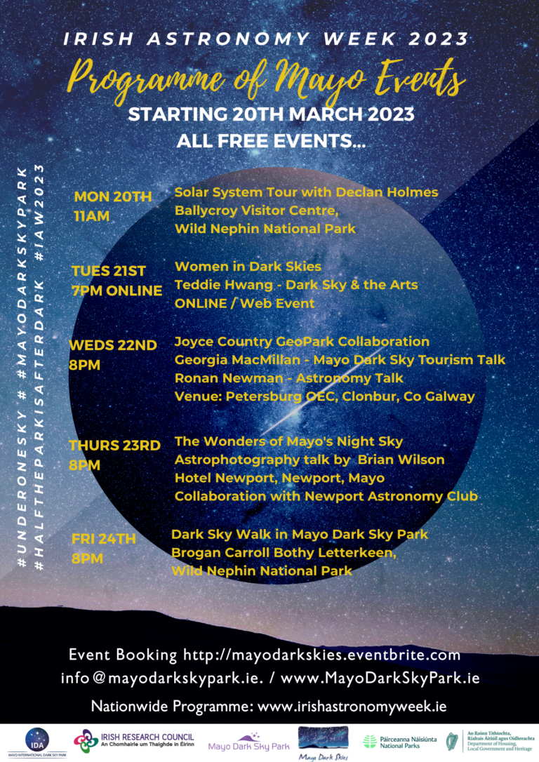 Irish Astronomy Week - Mayo Events - Mayo Dark Sky Park